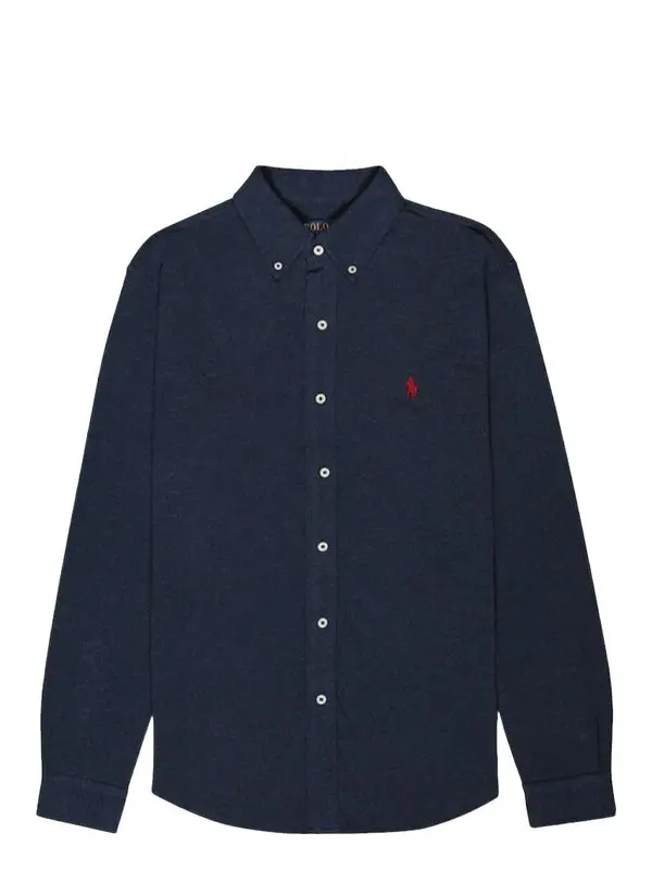 Polo Ralph Lauren Logo Embroidered Shirt - Black