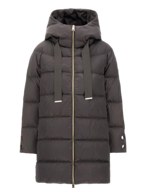 Herno Drawstring Hood Down Jacket - Black