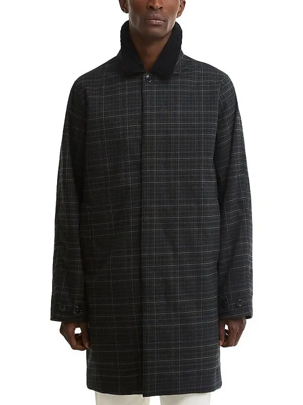 Barbour Winter Lorden Check Rain Jacket - Shadow