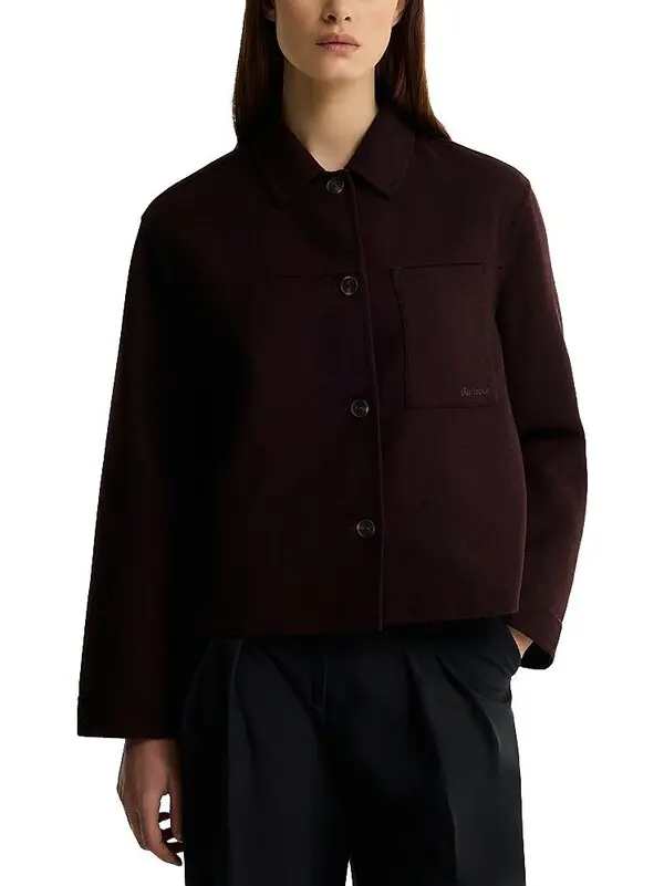 Barbour Antonella Button Front Overshirt - Fig