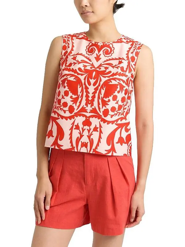 CARTOLINA Linda Printed Top - Poppy