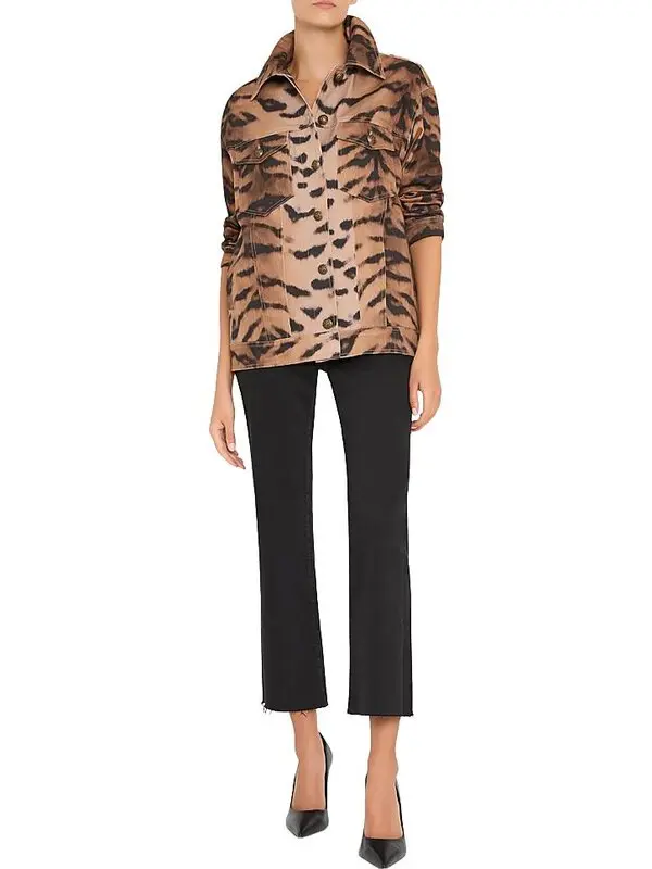 Kobi Halperin Lori Cotton Stretch Lightweight Coat - Light Natural Multi
