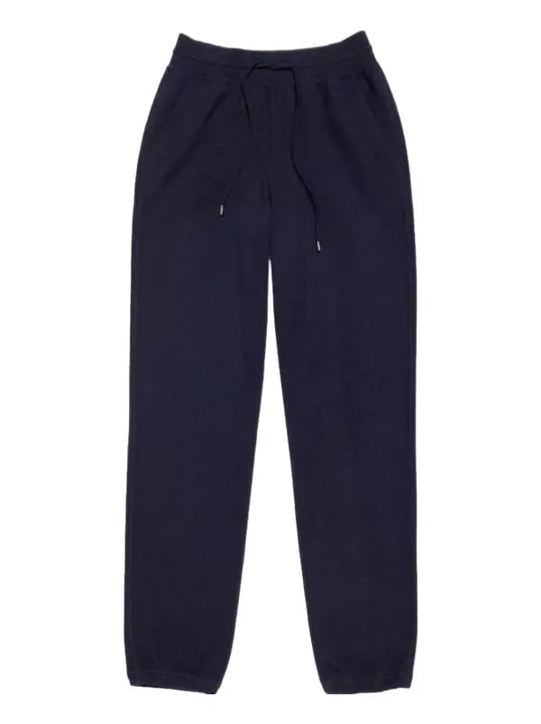 Loro Piana Merano Drawstring Track Trousers - Navy Blue