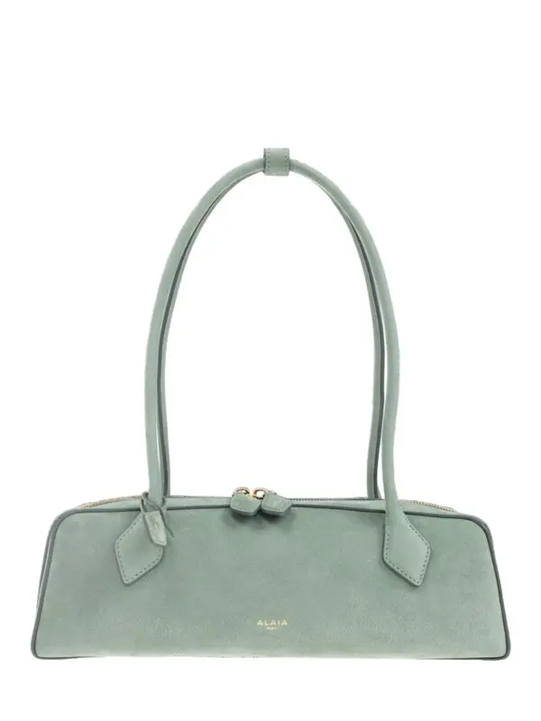 Alaïa Le Teckel Medium Shoulder Bag - Gray