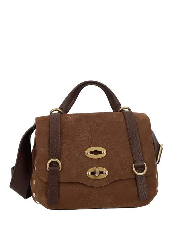 ZANELLATO Leather Handbag With Structured Shape - Brown