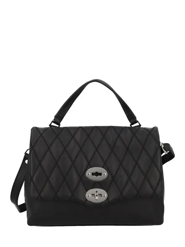 ZANELLATO Sleek Leather Handbag For - Black