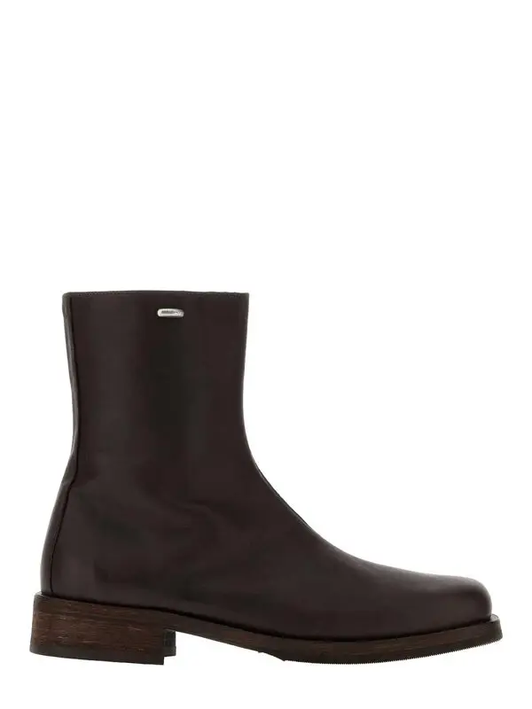 Our Legacy Camion Leather Ankle Boots - Brown