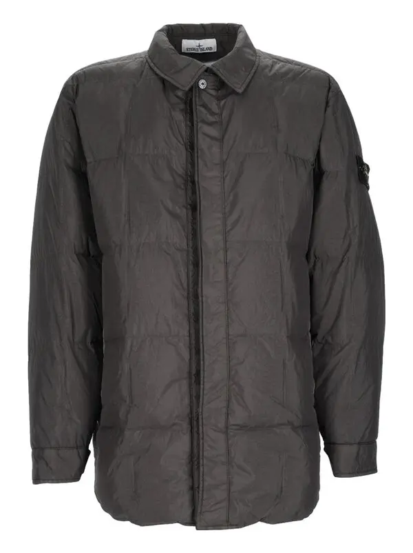Stone Island Lightweight 100% Polyamide Sports Jacket - Grey