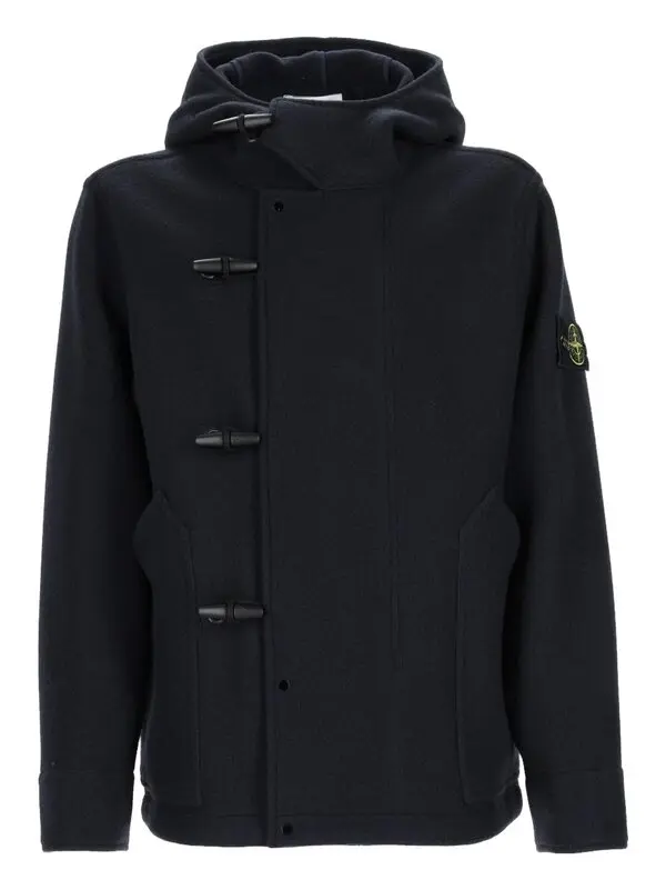 Stone Island Wool-cashmere Sports Jacket - Blue