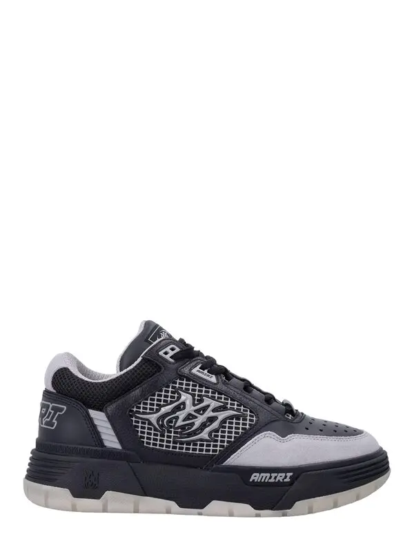 Amiri Low-top Leather Sneakers - Black Grey