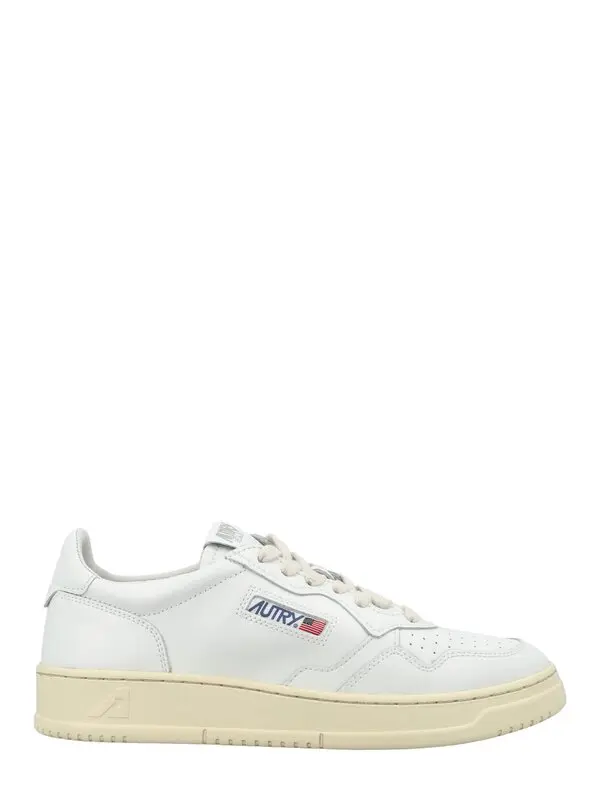 AUTRY The Medalist Low Sneaker For Women-refined Vintage Sports Style - Bianco