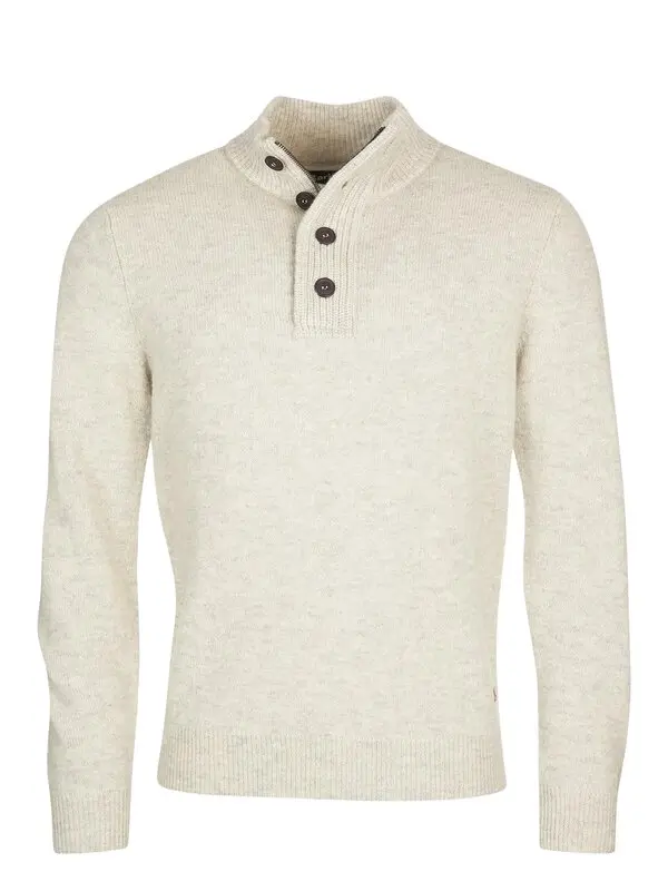 Barbour Wool & Polyester Sweater - Grey