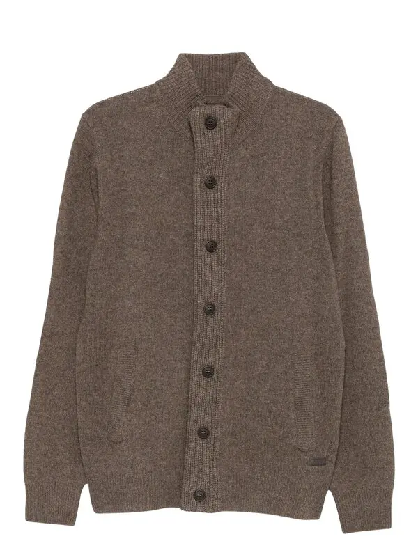 Barbour 100% Wool Sweater - Brown