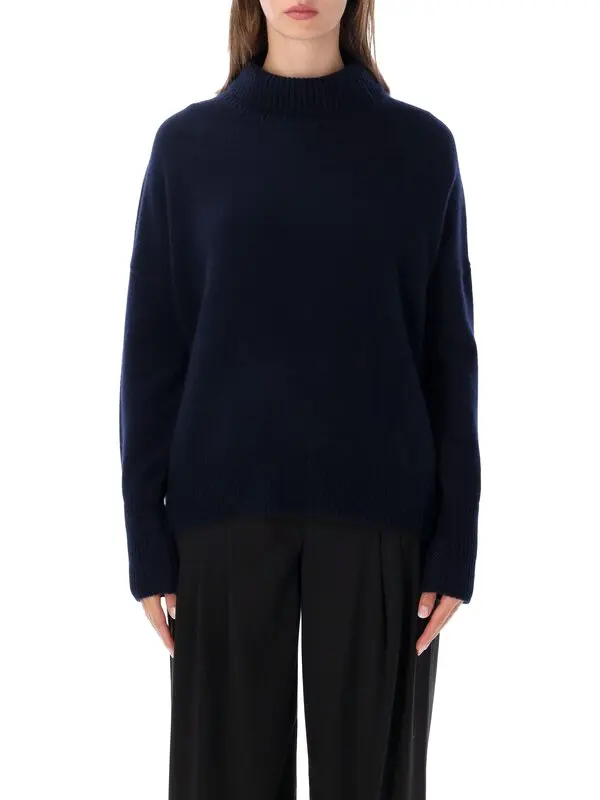 LISA YANG Oversized Cashmere Turtleneck Sweater - Blu