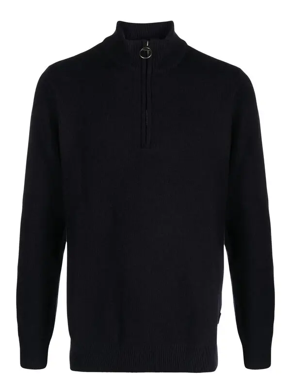 Barbour 100% Wool Crewneck Sweater - Navy