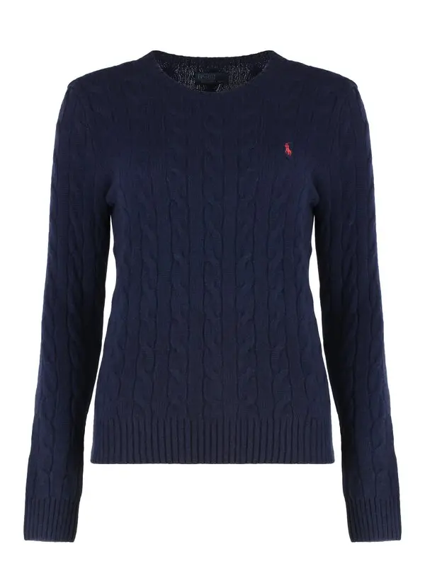 Polo Ralph Lauren Polo-inspired Wool-cashmere Knit Sweater - Blue
