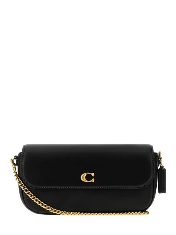 COACH NEW YORK Mini Brook Shoulder Bag In Leather - Black