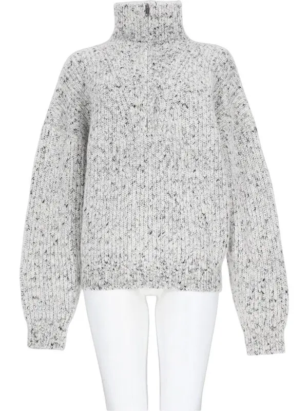 MARANT ETOILE Designer-style Crewneck Sweater - Grey