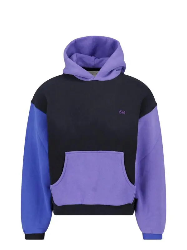 ERL Colorblock Pullover Hoodie - Black