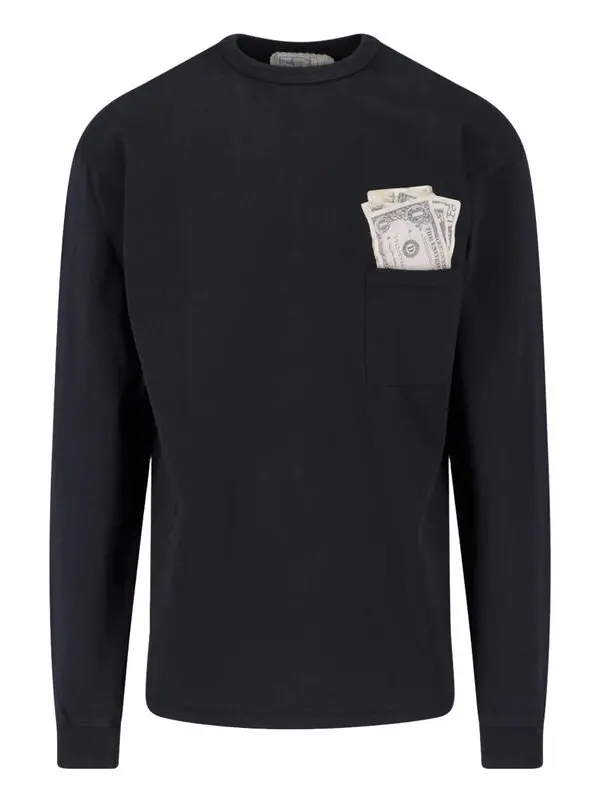 ERL Long Sleeve Pocket T-shirt - Black