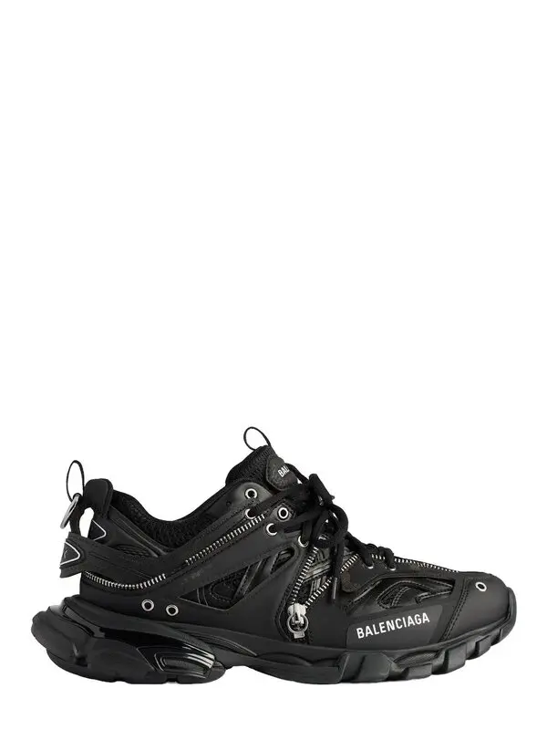 Balenciaga Track Zip Sneakers - Blacksilve