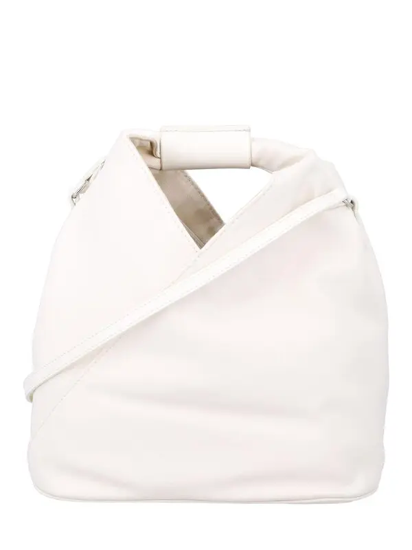 MAISON MARGIELA Faux Leather Bucket Bag - Bianco