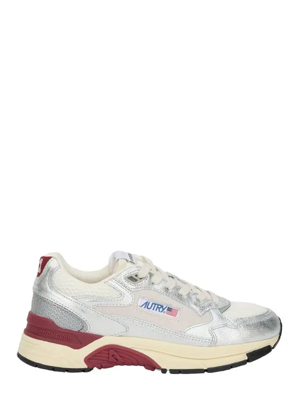 AUTRY Modern Low-top Sneaker With Colorful Details - Grey