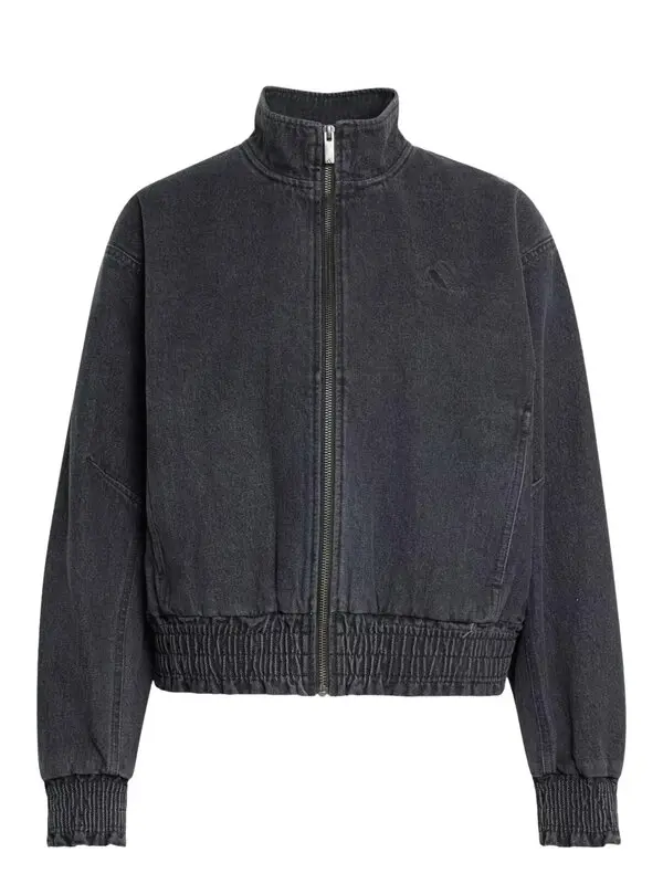 Adidas Stadium Washed Denim Loose Fit Jacket Asia Sizing - Black