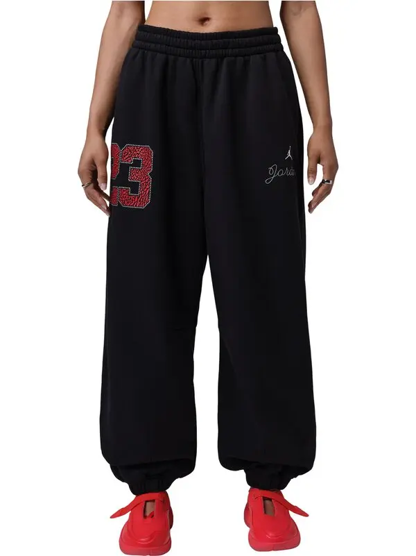 JORDAN Brooklyn Fleece Jogger Pants - Black