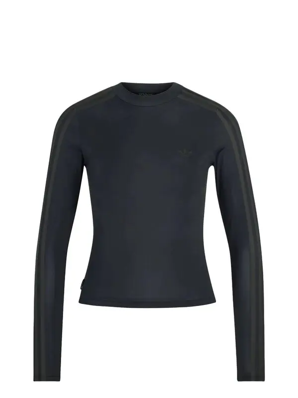Adidas X Jennie Sheer Long Sleeve T-shirt Asia Sizing - Black