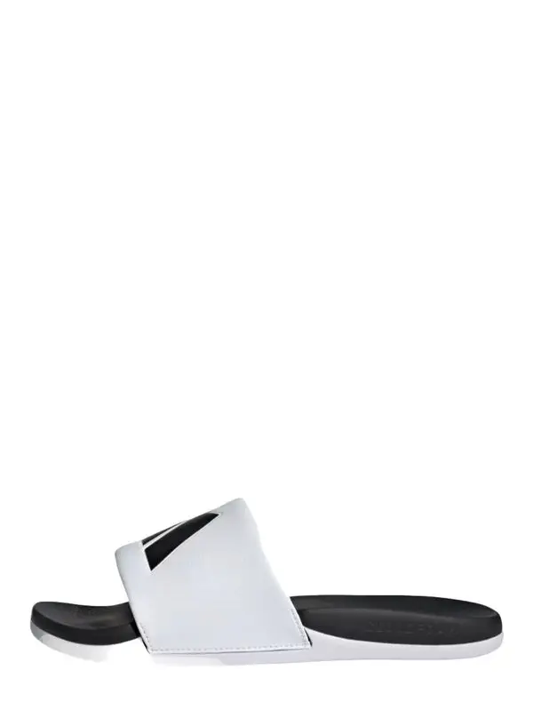 Adidas Adilette Comfort 2.0 Slides 'white Core Black - Cloud White/core Black/core Black
