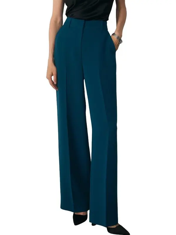 The Fold Doppio Adelaide Trousers - Blue