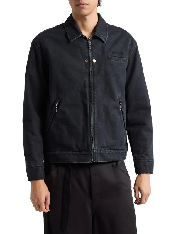 Undercover Cotton Canvas Blouson Jacket - Black