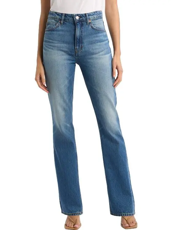 REFORMATION Blair High Waist Baby Bootcut Jeans - Salerno