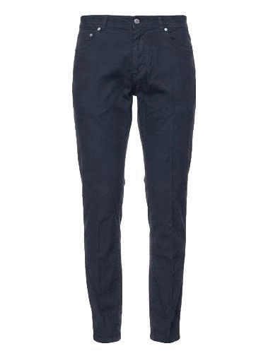 BARBA NAPOLI Pants Size Cotton, Elastane - Navy