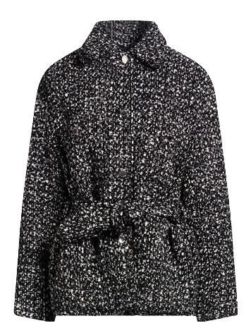 Maje Jacket Size Cotton, Wool, Synthetic Fibers, Acrylic - Black