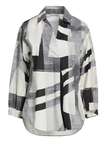 MARIA BELLENTANI Top Size Cotton, Elastane - Grey