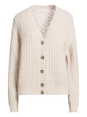 Peserico Cardigan Size Alpaca Wool, Polyamide, Virgin Wool - Ivory
