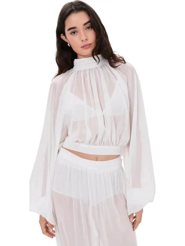 Lioness Suite Escape Blouse - Frost