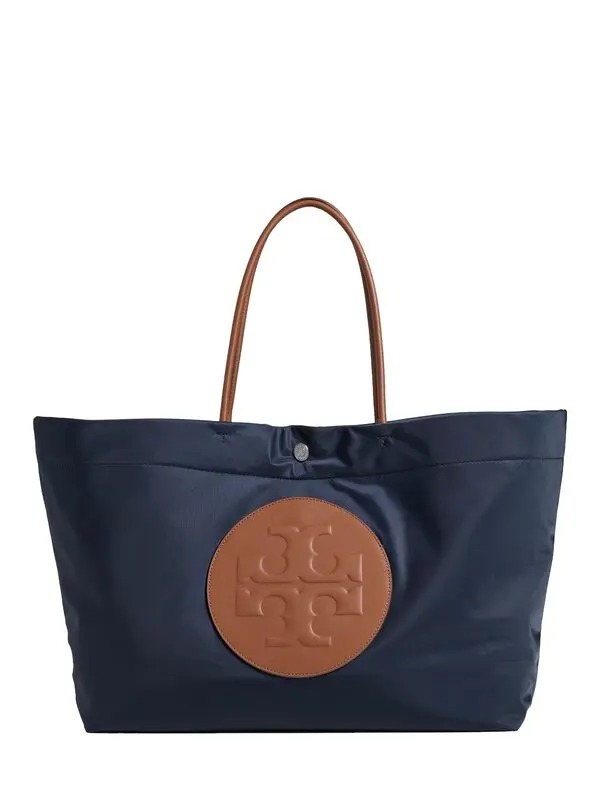 Tory Burch Ella Twist Reversible Tote - Navy