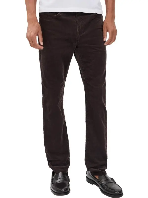 Joe's Jeans The Brixton Slim Straight Corduroy Pants - Mulch