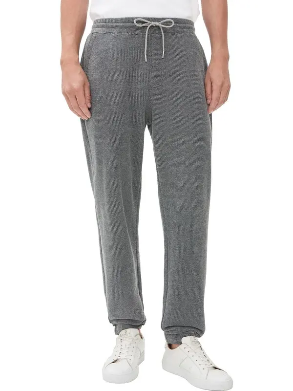 FAIR HARBOR Textured Tailwind Sweatpants - Charcoal