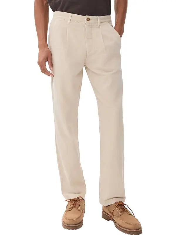 Marine Layer Relaxed Pleated Pants - Stone