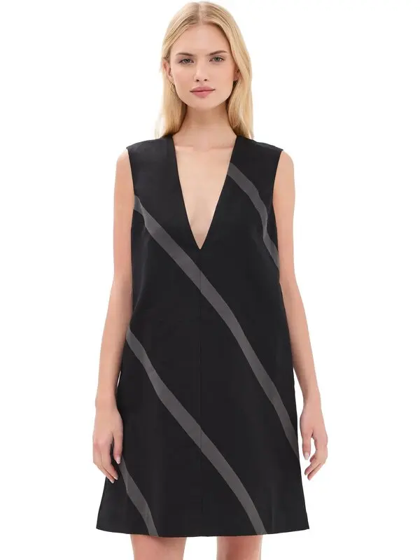 Marimekko Kiuru Basso Dress - Black/dark Grey