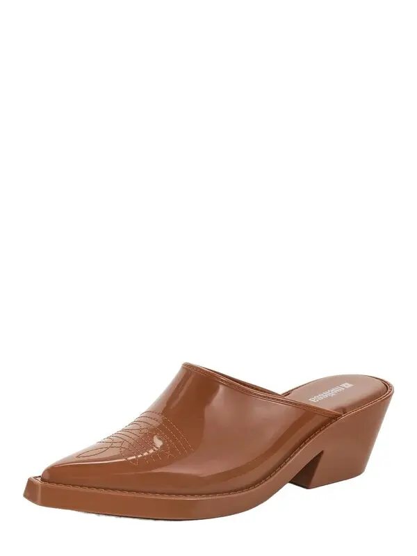 Melissa Texas Jelly Mules - Brown