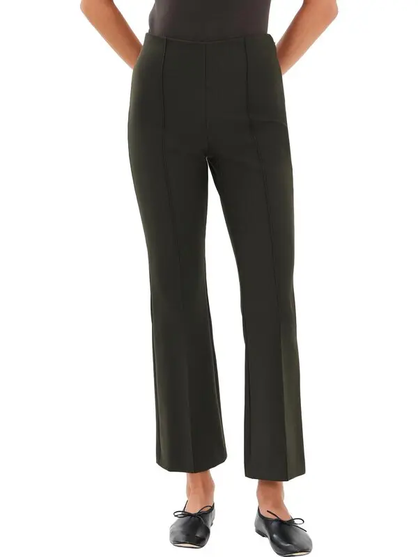 Vince Niki Mid Crop Flare Pants - Deep Forest