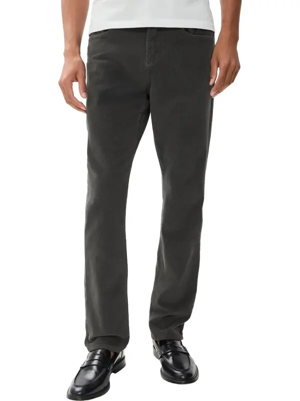 DL1961 Russell Slim Straight Corduroy Jeans - Graphite