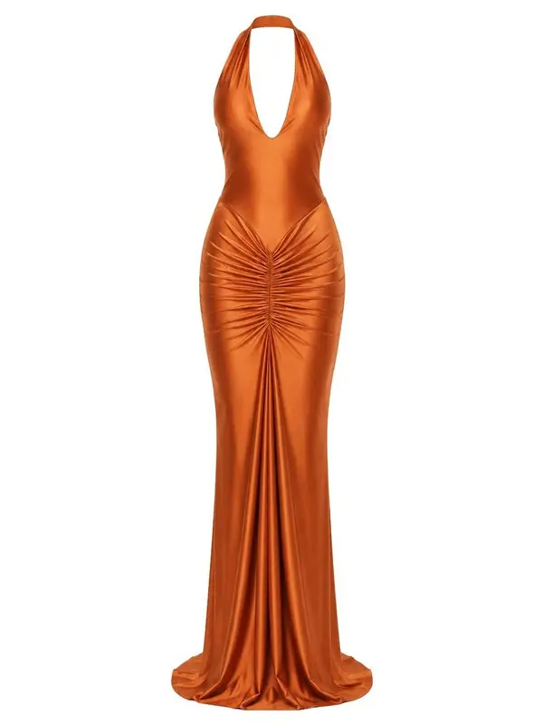 Delfi Joann Dress - Orange