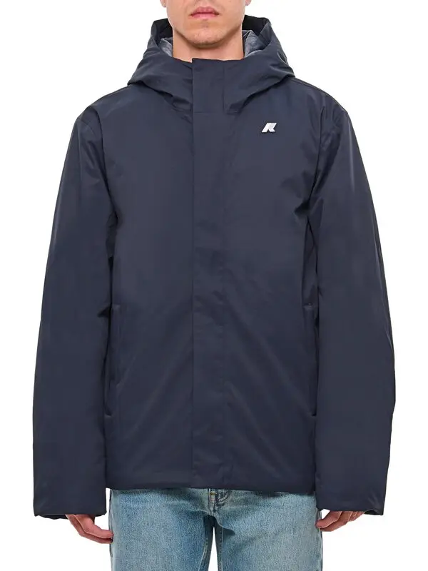 K-WAY Giacca Jacko Twill Marmotta - Blu