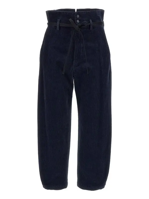 Barena Venezia Pantalone Candiano In Velluto A Coste - Blue